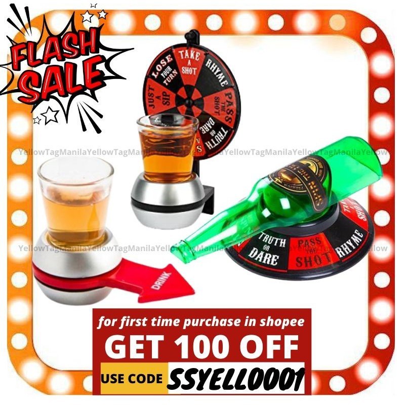 Spin the Shot, Spin the Bottle, Wheel of Shot Drinking Games | Shopee ...