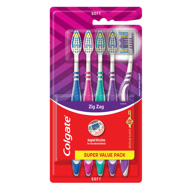 E01 Colgate Zigzag Plus Soft Toothbrush With Cap 0f | Shopee Philippines