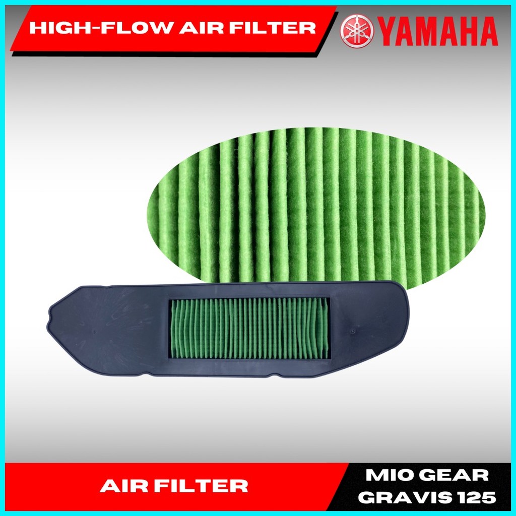 MG Air Filter for Yamaha MIO GEAR/GRAVIS 125 - Motorcycle Accessories ...