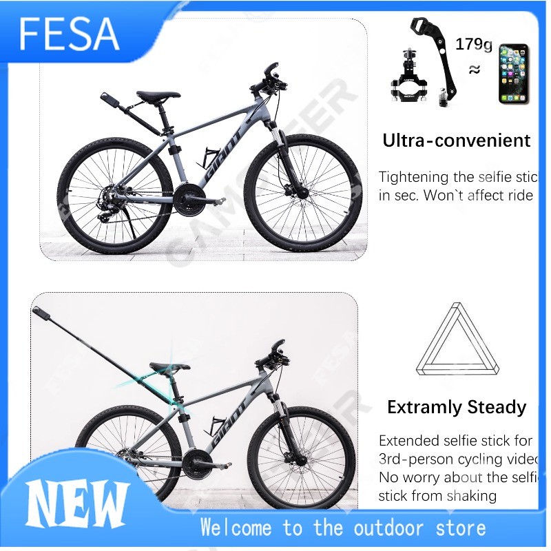 Camsteer 2024 Premium Bicycle Backseat Third Person View Mount for ...