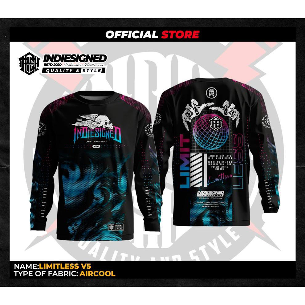 LIMITLESS V5 RIDING JERSEY(INDIESIGNED OFFICIAL) | Shopee Philippines