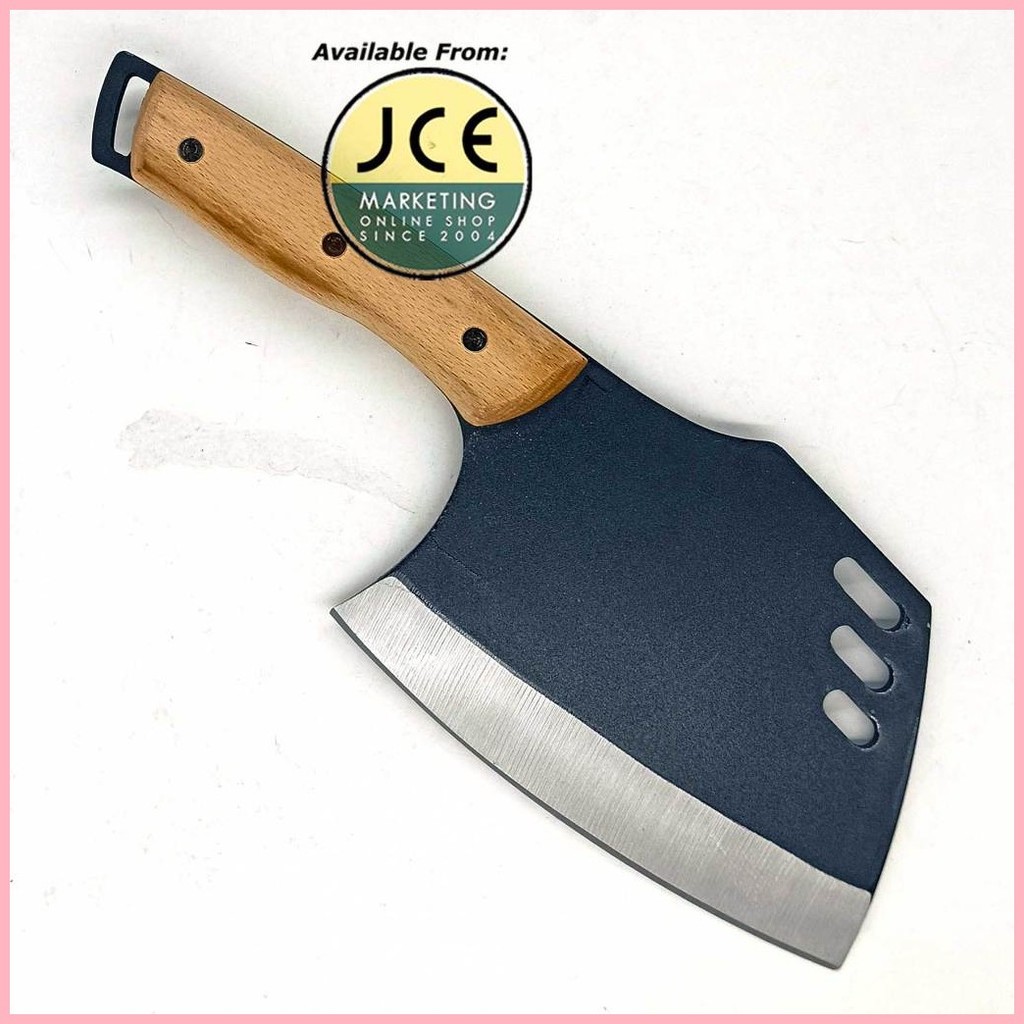 SUPER THICK HEAVY DUTY BONE CLEAVER CHOPPING KNIFE KITCHEN AXE (BUTCHER ...