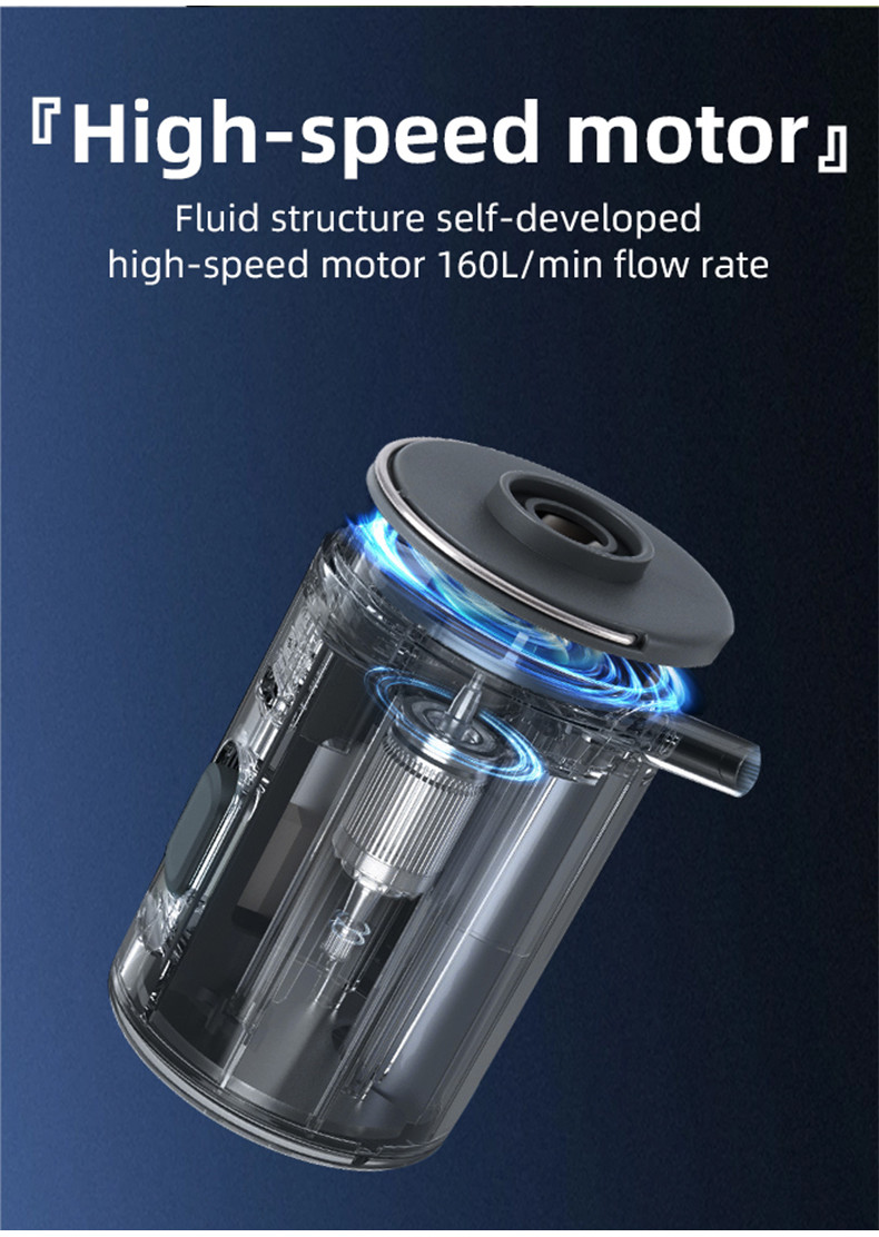 【PH Delivery】Qunature Camping Electric Inflator Mini Portable Wireless ...