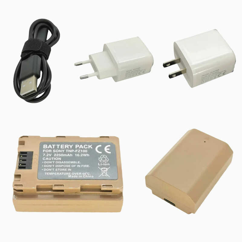 Fz100 Type-C Li-Ion Battery Para Sa Sony Zv-E10ii A1 A6600 A6700 A7s3 ...