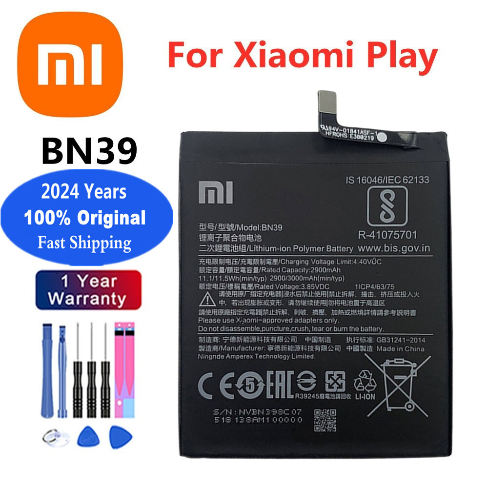 2024 2 Years Original BN39 Xiao Battery For Xiaomi MiPlay Mi Play Smart ...