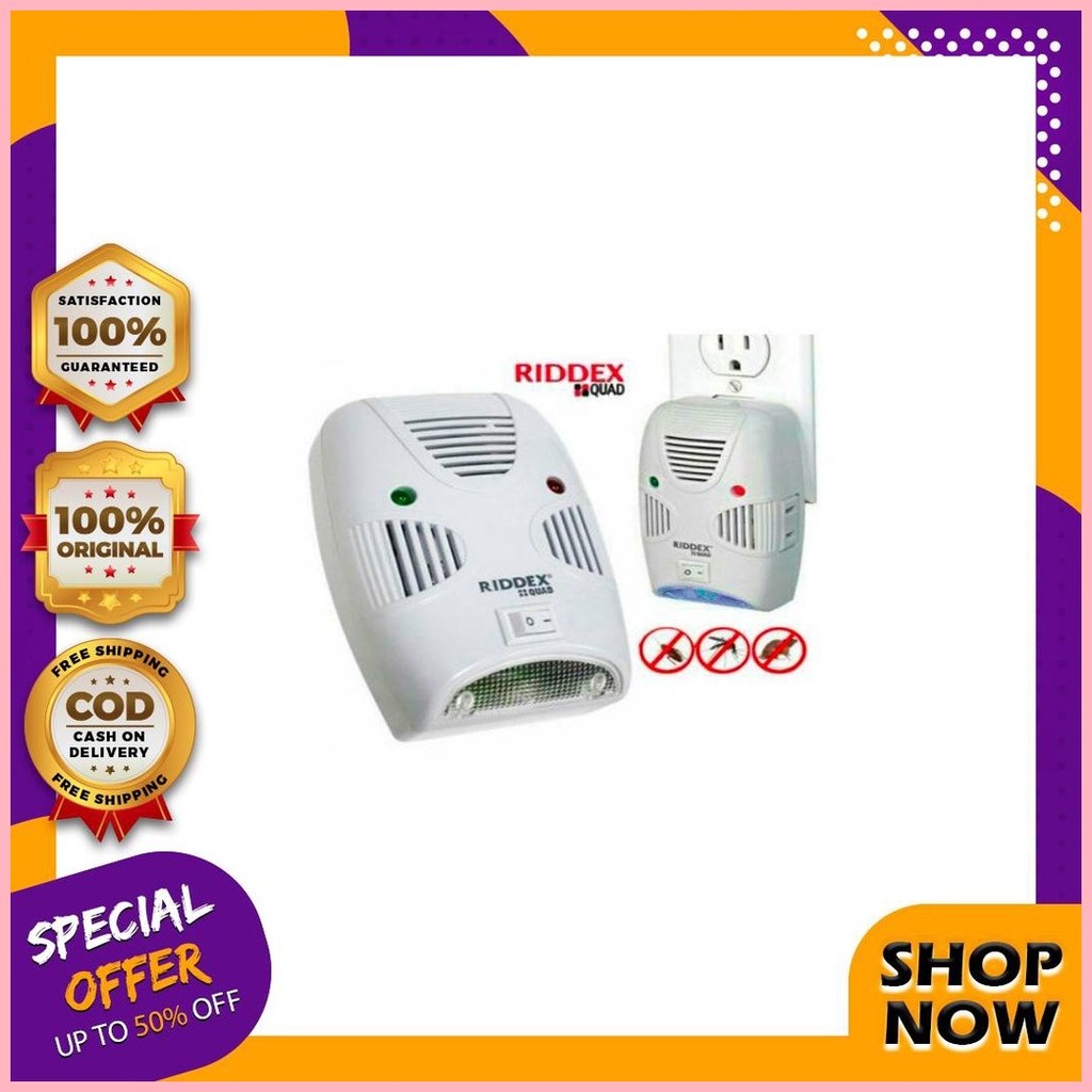 Best Promo ORIGINAL RIDDEX QUAD PEST CONTROL , PEST REPELLERS RAT ...