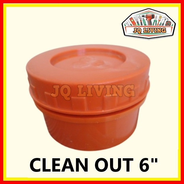 ♟ ⊙ PVC Orange Fittings Clean Out 6" Sanitary Fittings For PVC Pipes ...