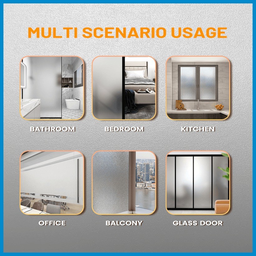 Frosted window glass sticker tinted sticker for window film privacy ...