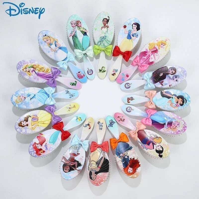 Princess Theme Air Cushion Combs The Little Mermaid Ariel Princess Elsa ...