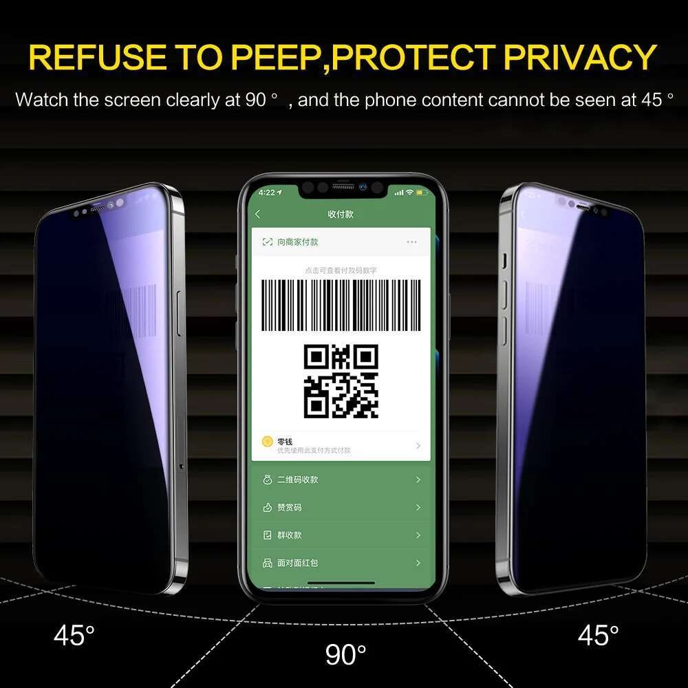 para SmartDevil 12 Pro Max Anti-Spy Glass Para sa iPhone 13 mini Privacy Screen Protector Buong ...