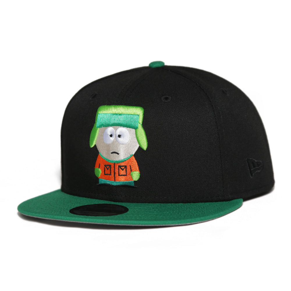 New Era x South Park Kyle Black on Kelly Green 9FIFTY Snapback Cap ...