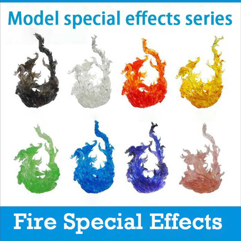 Ang Soul Effect Impact Fire Special Effects Blue Flame Model Plastic ...