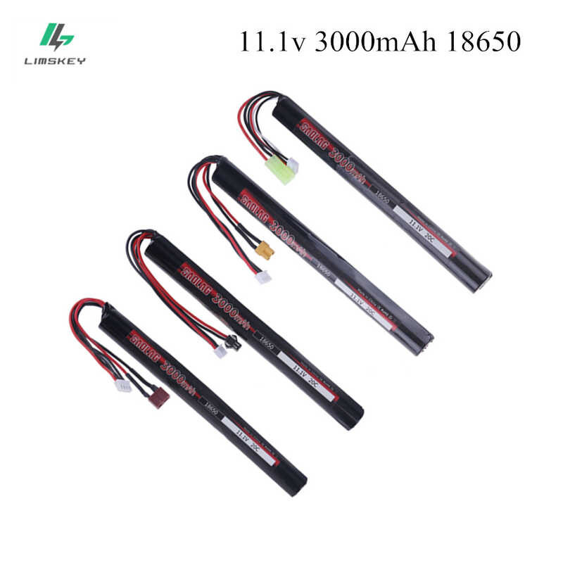 RC Lipo Battery 11.1V 3000Mah AKKU Mini Airsoft Battery 3S 18650 RC ...