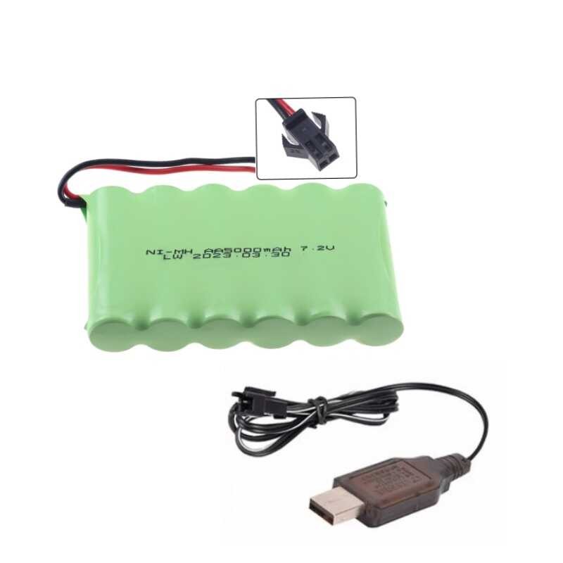 7.2V 4 5000Mah Nimh AA Battery Toys Cars Tan Robots shopee Upgraded ...