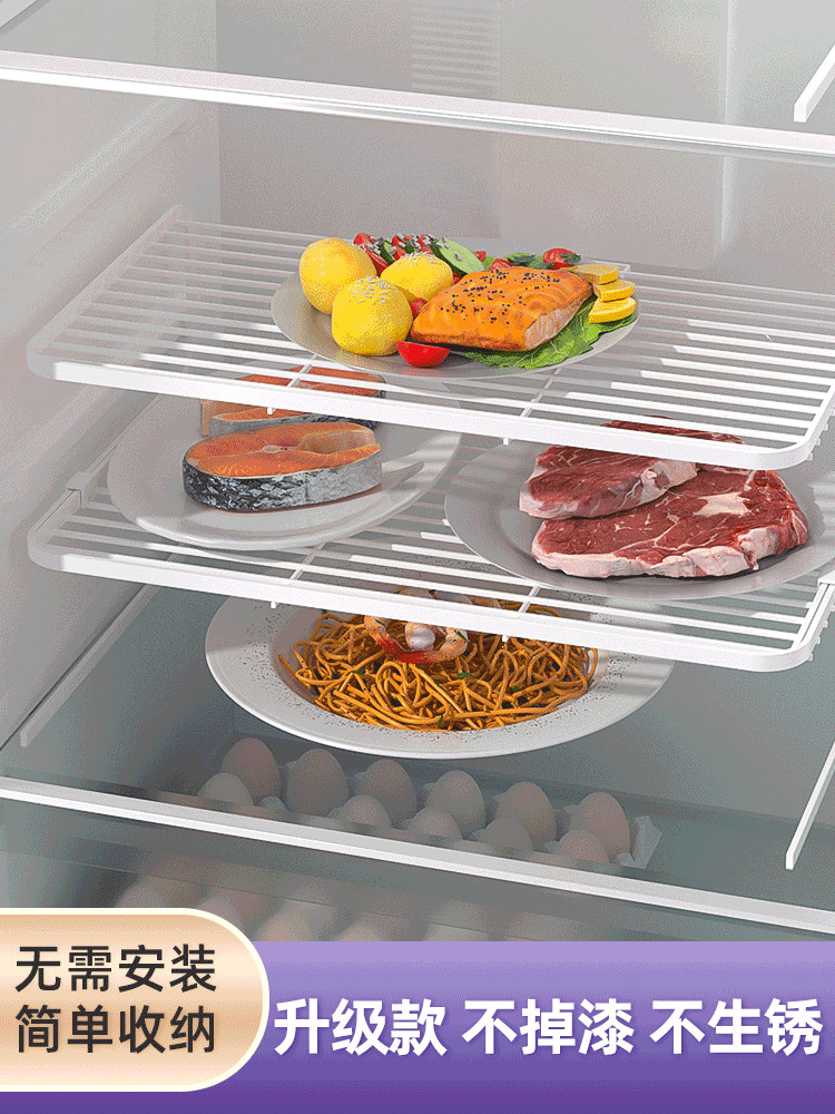 Refrigerator Compartment Rack Divider Freezer Layered Rack Internal ...
