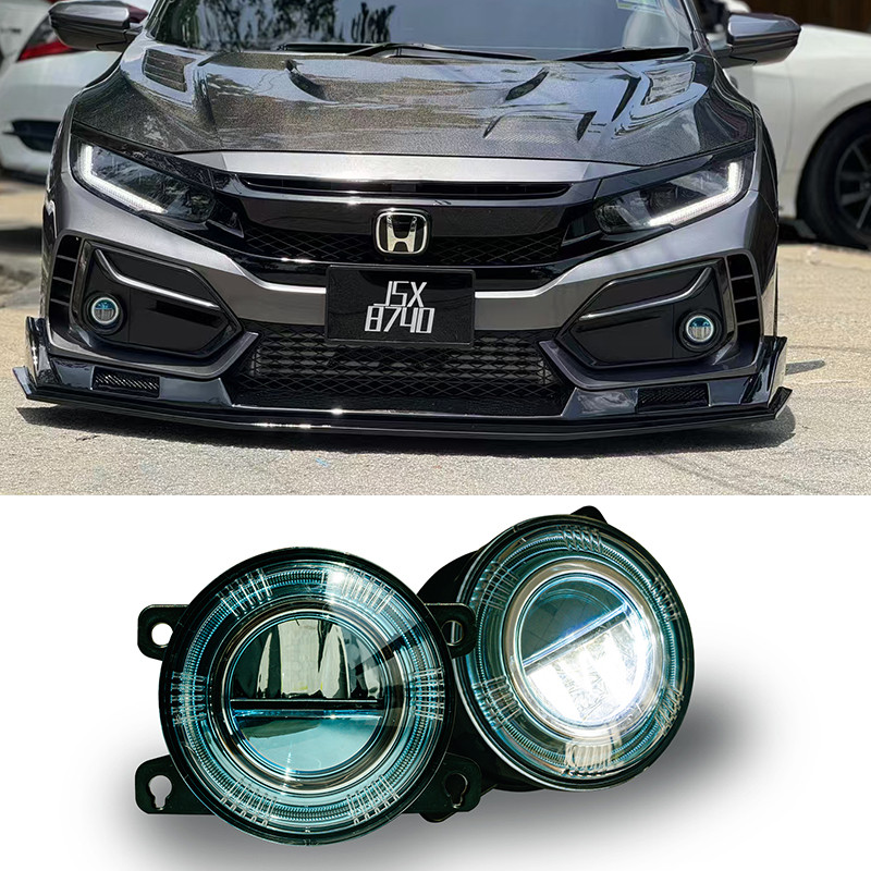 For 10th 11th gen Honda Civic fog lamp lights Hatchback Type R FC FE1 ...