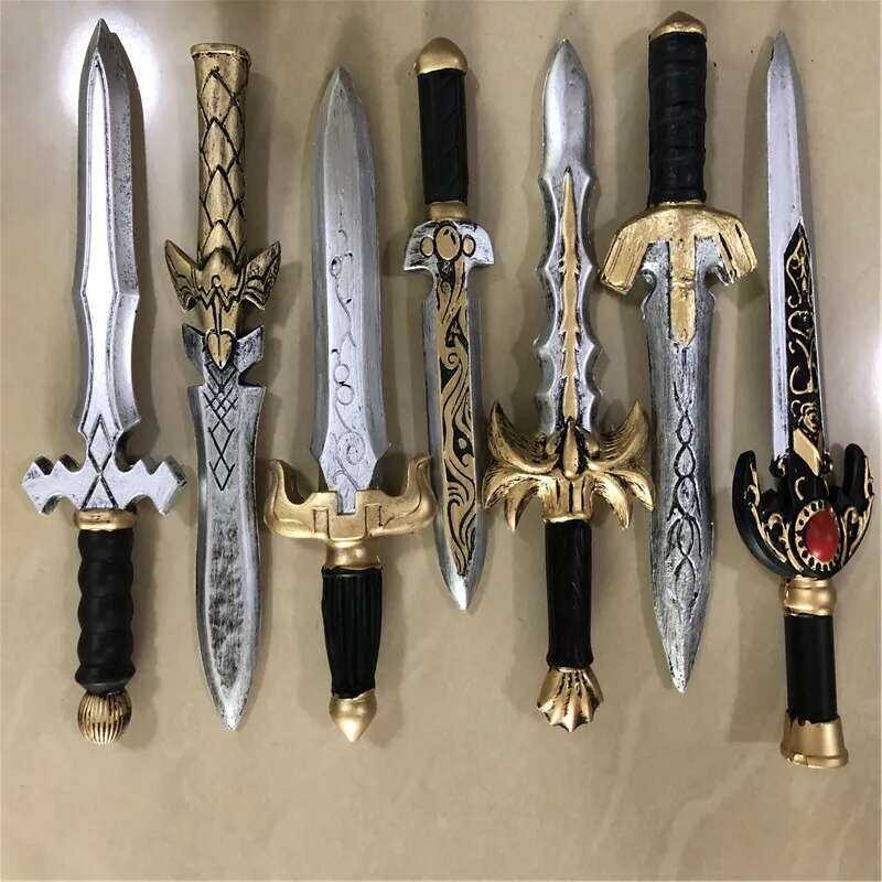 1:1 Cosplay 7 Styles Dagger Sword Knife Movie Game Anime Weapon Prop ...