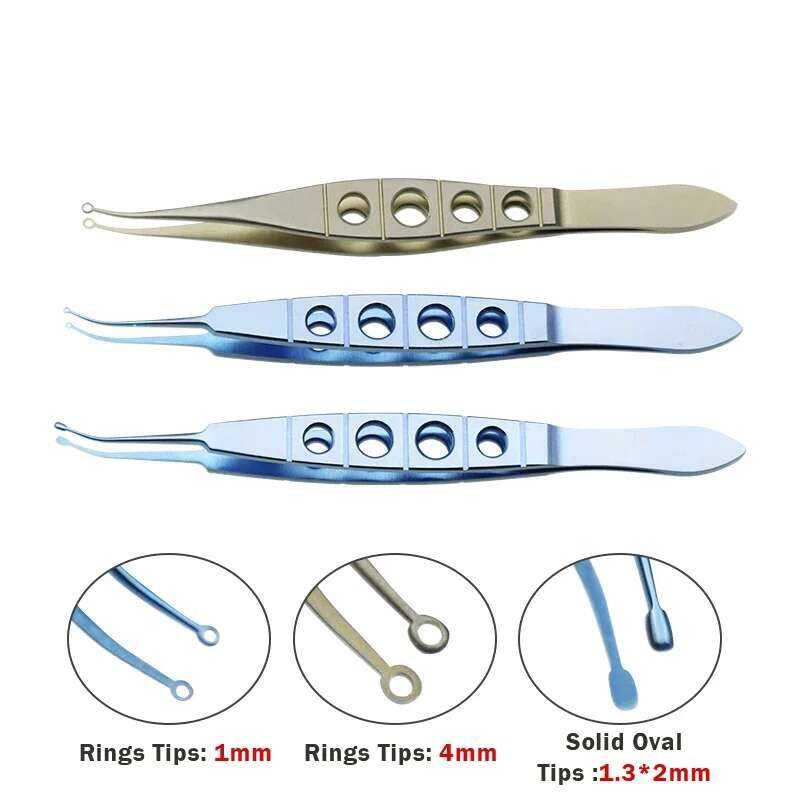 3Types Titanium Ophthalmic Perone LASIK Forceps Ophthalmic Plastic ...