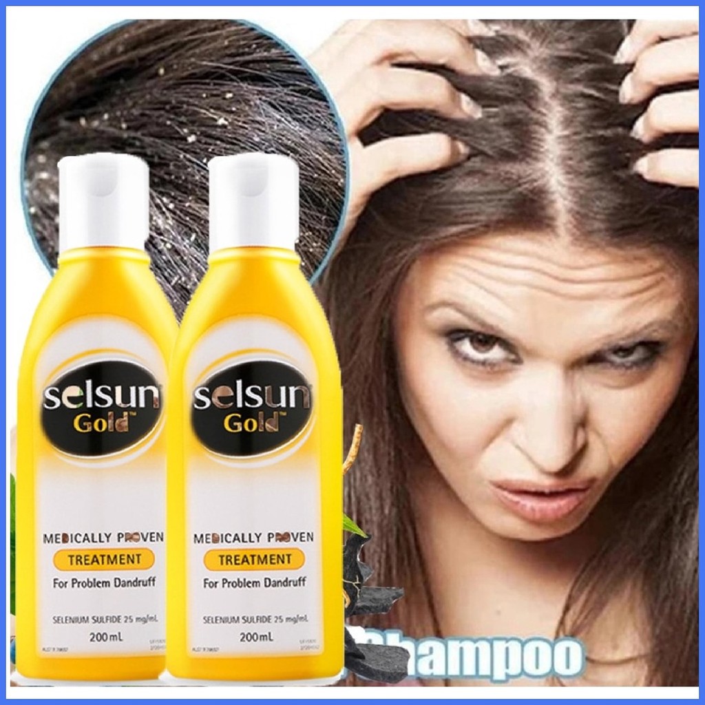 ∲ Selsun Gold Dandruff Medicated Selenium Sulfide Shampoo Treatment ...