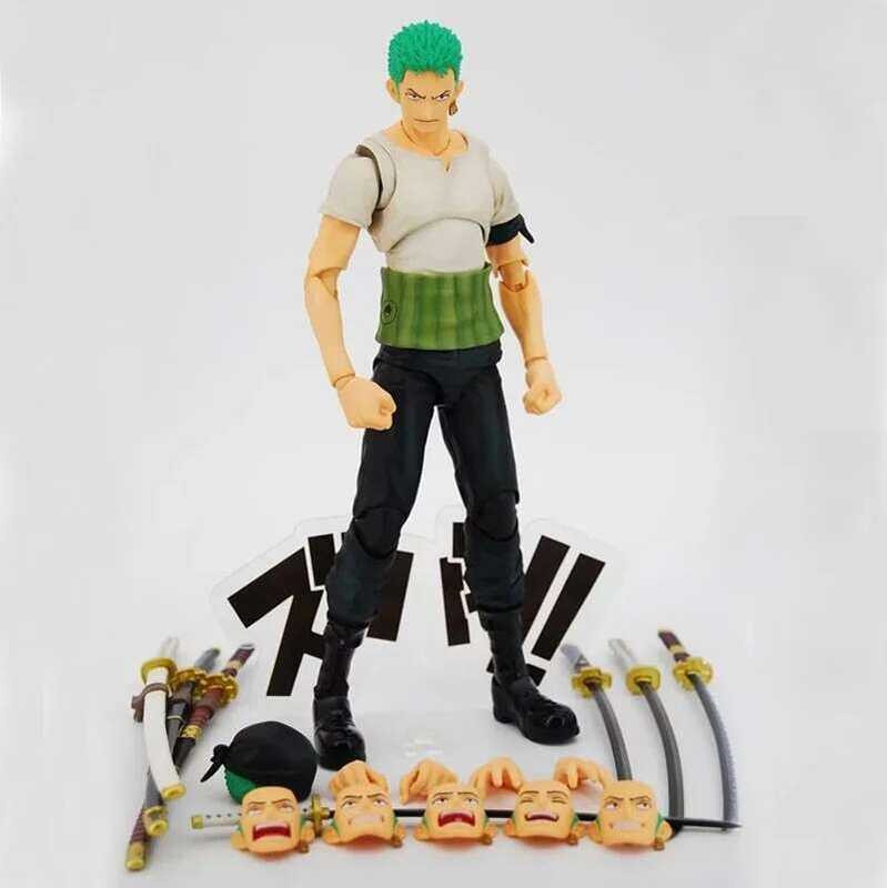 Anime One Piece Roronoa Zoro Past Blue Variable Boxed 18Cm PVC Action ...