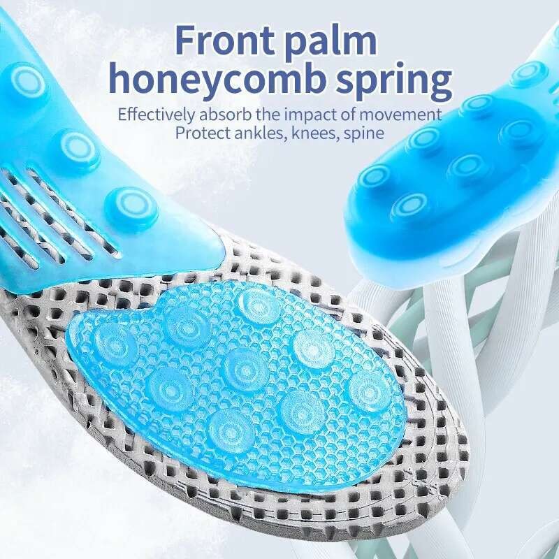 Spring Premium Silicone Gel Insoles Orthopedic Health Sole Shoes Ipasok ...