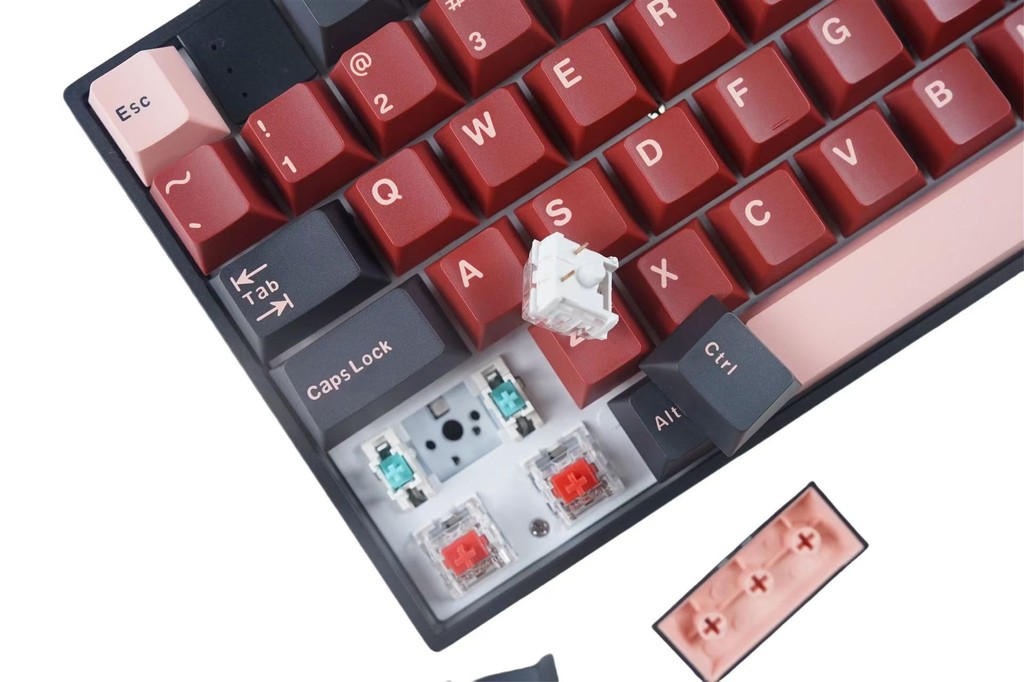 Royal Kludge RK108 Keyboard Mechanical 100% Layout RGB Bluetooth 3-mode ...