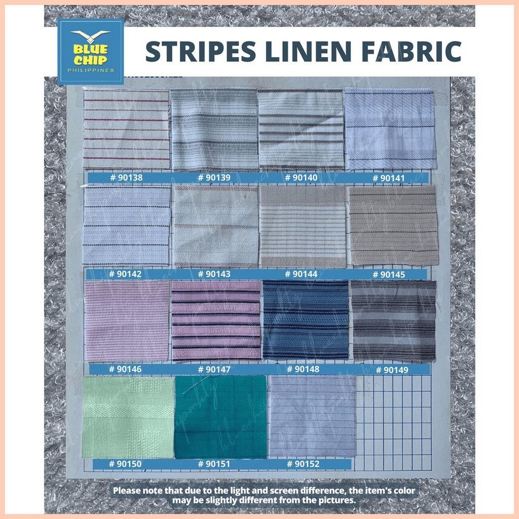 ♟ Stripes/Stripe Linen High Quality Fabric Cloth Tela Textile (1 ...