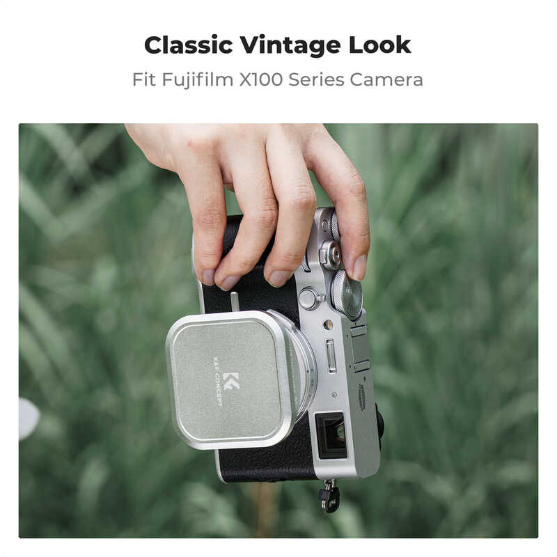 K&F CONCEPT Nano-X Camera Hood And Lens Cap For Fujifilm X100v X100vi ...