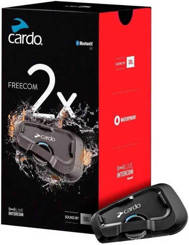 Cardo Systems FREECOM 2X Motorcycle 2-Way Bluetooth Communication ...