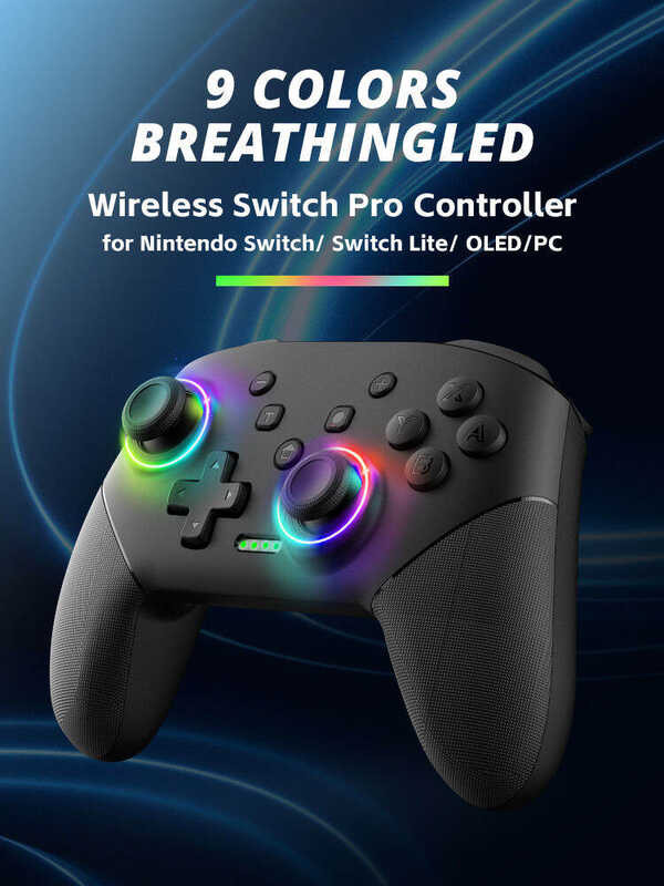 FROG DATA Wireless Controller Para Sa Nintendo Switch Oled/Lite Console Pro Gamepad Na May ...