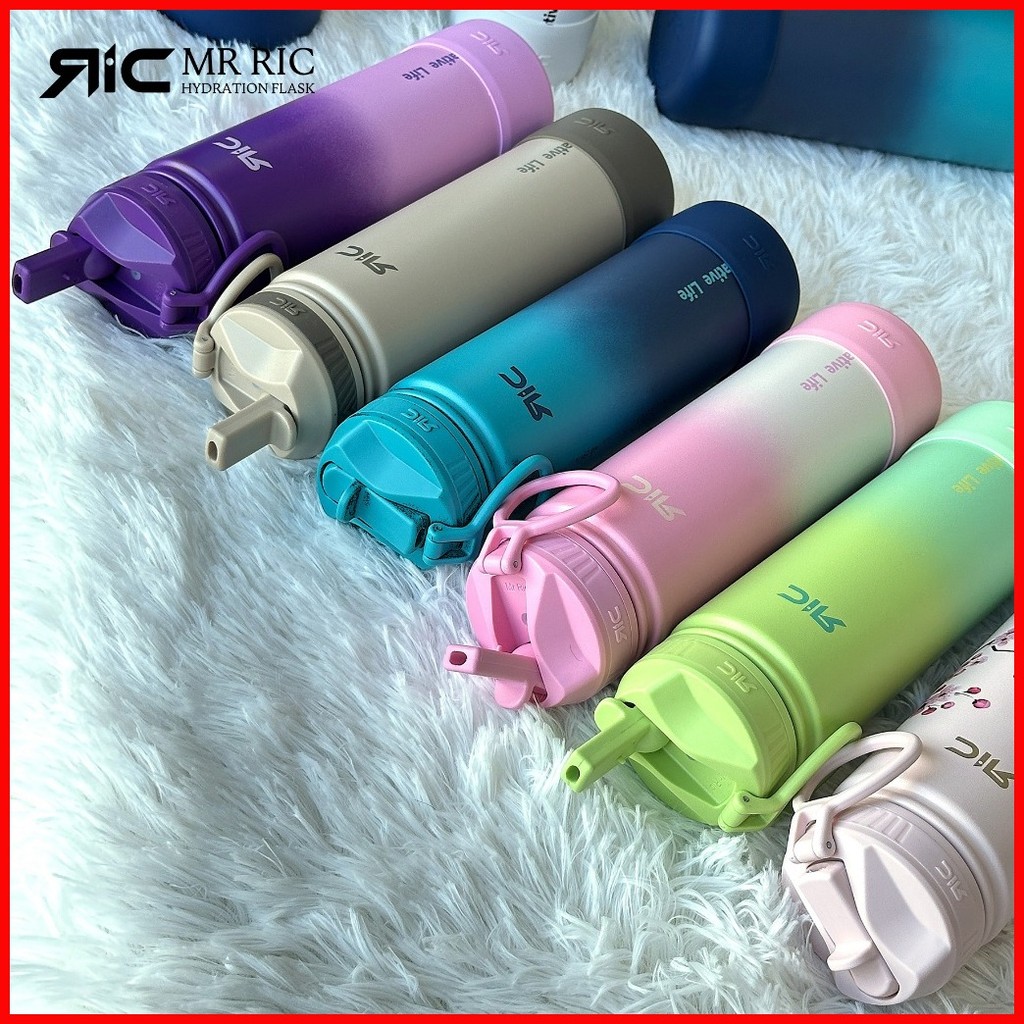 Mr Ric Leak Proof Straw Lid Accessories for Wide Mouth Water Bottle ...