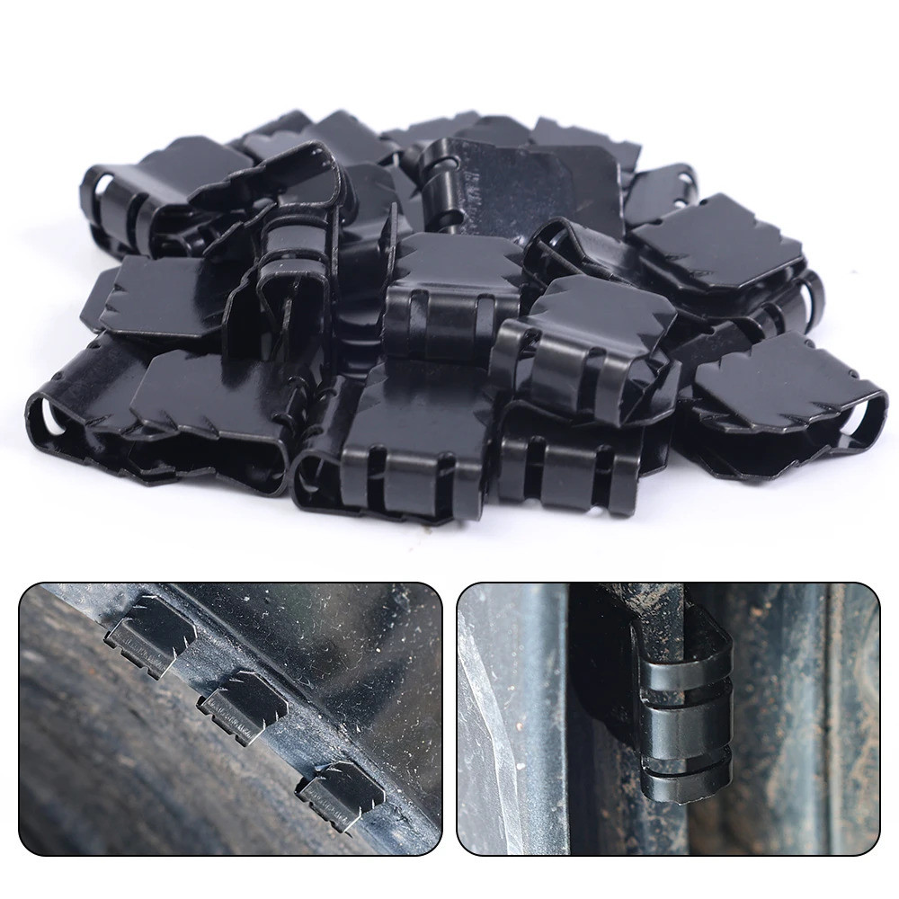 Car Mudguard Fixing Clips Auto Engine Guard U-shaped Buckle Clamp ...