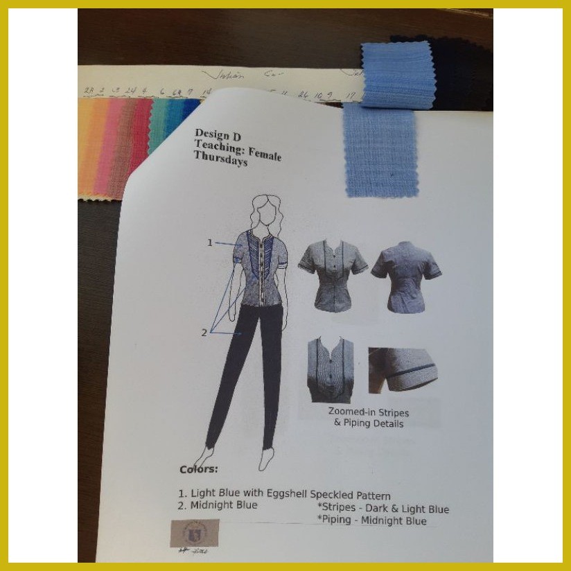 alternative NEW DepEd 2021 National Teachers Uniform Female Thursday ...