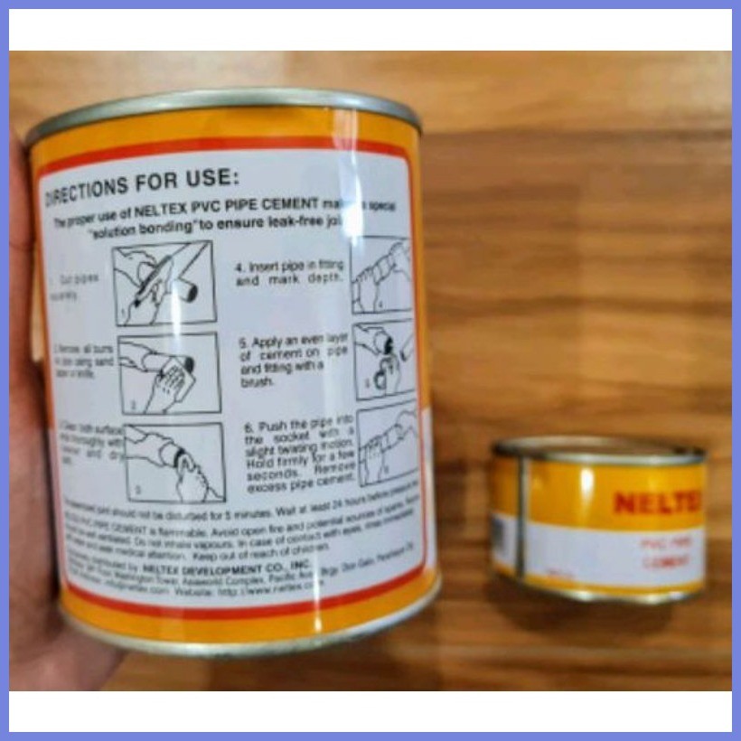 ☁ NELTEX PVC PIPE CEMENT SOLVENT 100CC, 200CC, 400CC PANDIKIT SA PVC ...