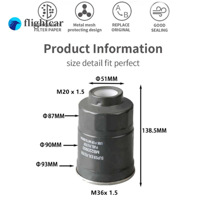 MB220900 Fuel Filter Mitsubishi L300 4D55/4D56 FUEL FILTER PUMP ASSY ...