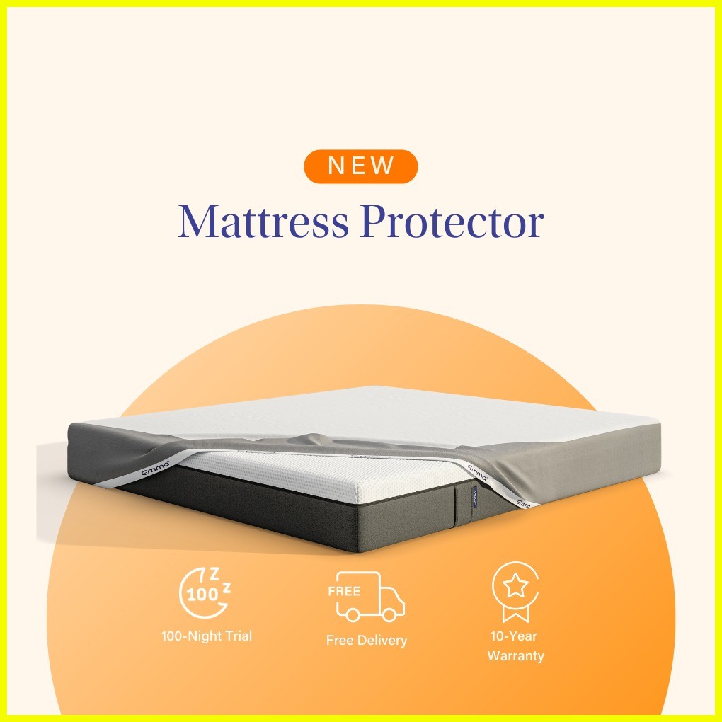 ∴ ╲ Emma Mattress Protector | Waterproof and Spill-proof | Emma Sleep ...