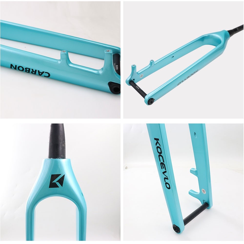 KOCEVLO Boost MTB Crabon Fork 29er 110*15mm Bike Rigid Disc Brake Fork ...