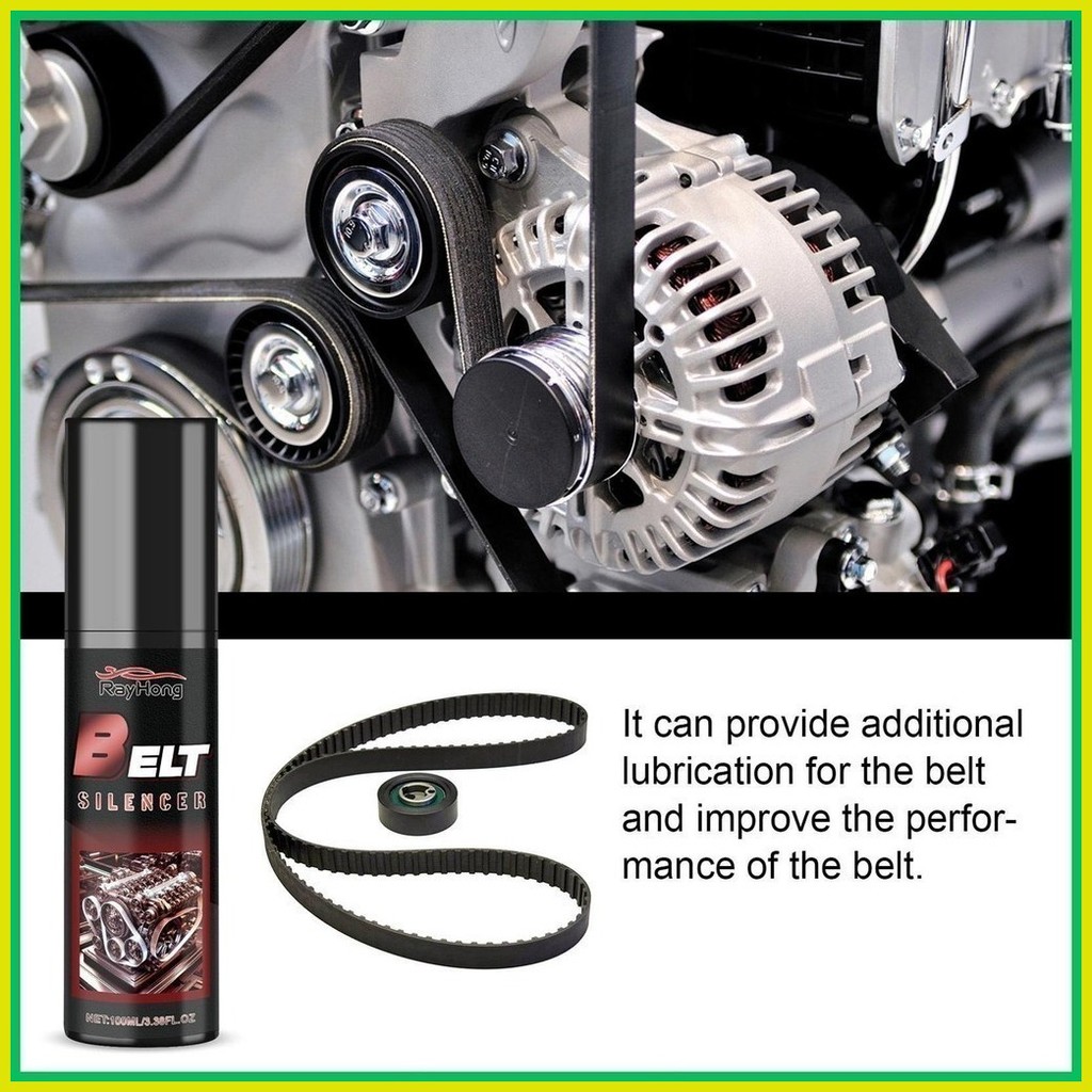۞ ∆ Belt Dressing 100ml Automotive Prolongs Belt Life Automobile Engine ...