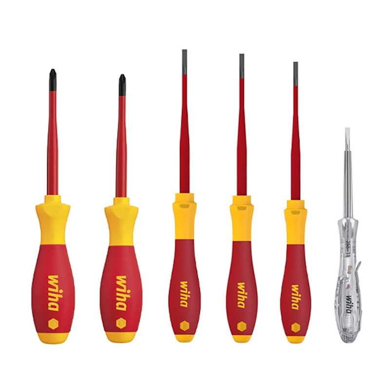Wiha Insulated Screwdriver Set 6PCS 1000V VDE Phillips and 1-head ...