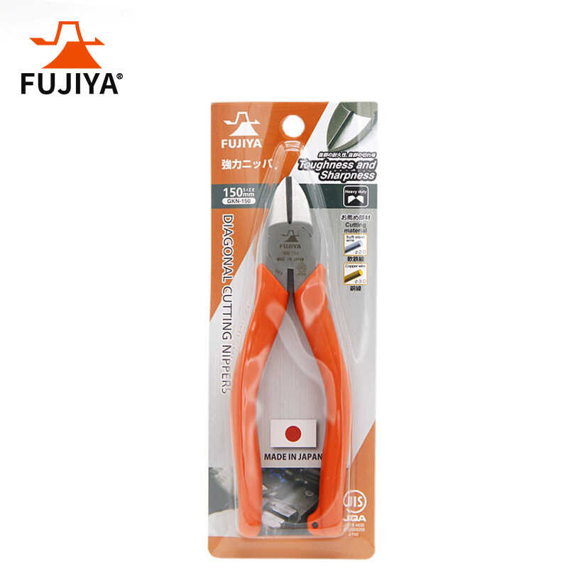FUJIYA 8 GKN-150 Diagonal Pliers 6 Inches Heavy Duty Electrician Diagonal Cutting Nippers para ...