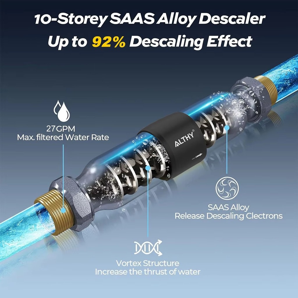 ALTHY AL-WS200 Whole House Water Descaler Scale Inhibition Softener ...