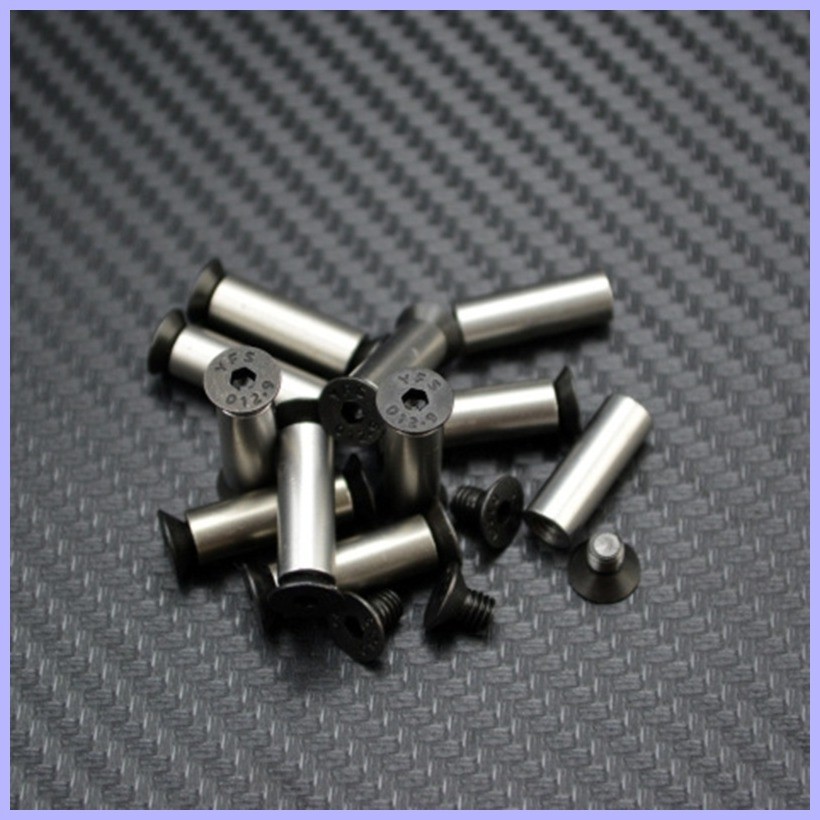BTF Handle Bolt Rivets Screw YFS Flat Hex Head Knives Fastening Screws ...