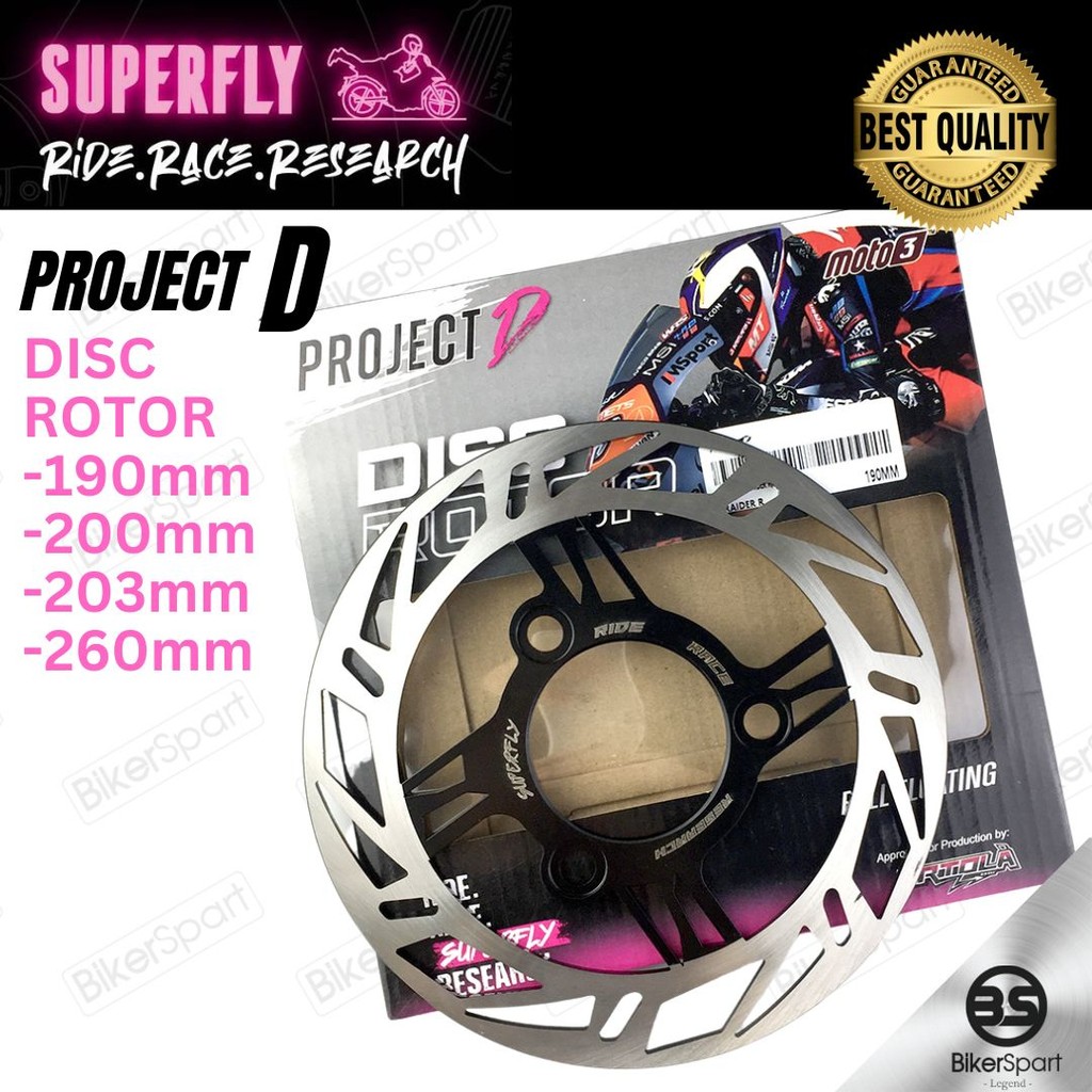 SUPERFLY LC5S 200MM AEROX NVX 260MM RAIDER 190MM Y15 Y16ZR 203MM REAR ...