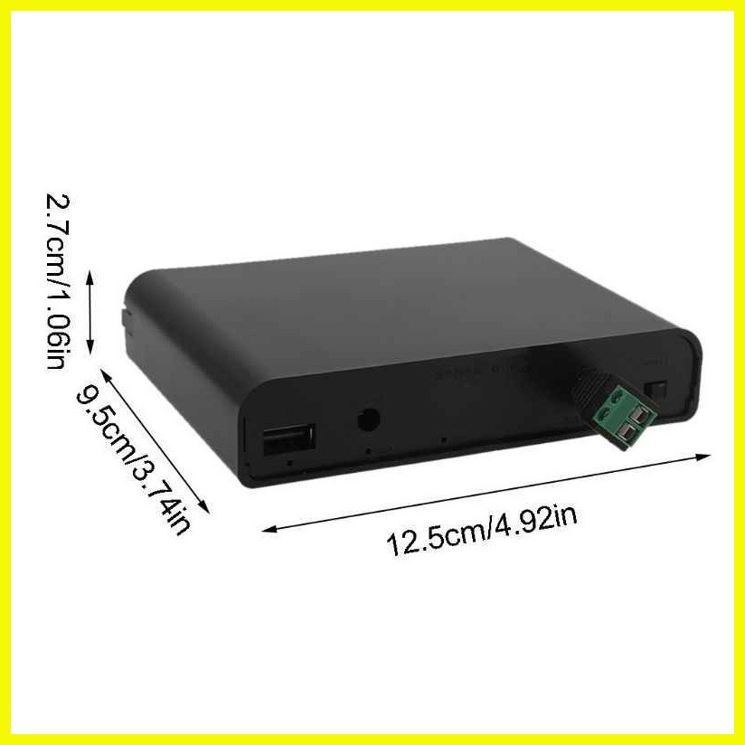 12v-13v, 14.8W Mini UPS Battery Backup Power Supply Uninterruptible ...
