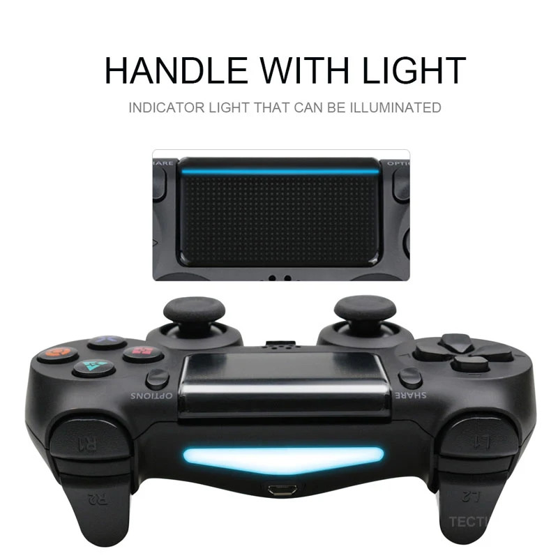 Wireless Bluetooth Gamepad Joystick for PS4 Slim/Pro PC Android - PS4 ...
