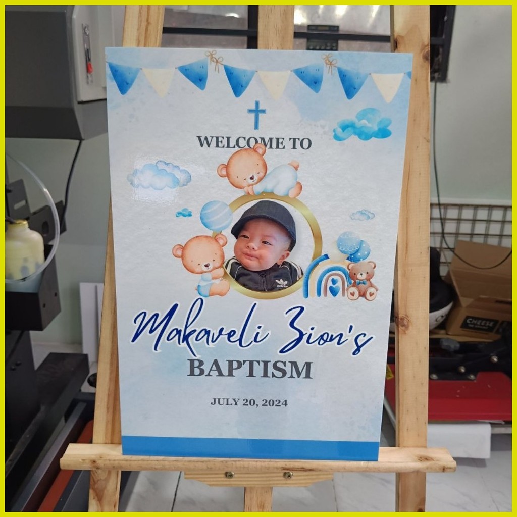 New Baptism Welcome Board | Christening Welcome Board | Dedication ...