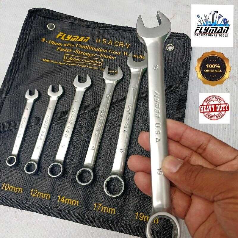 COMBINATION WRENCH FLYMAN ORIGINAL 8Mm To 19Mm | Shopee Philippines