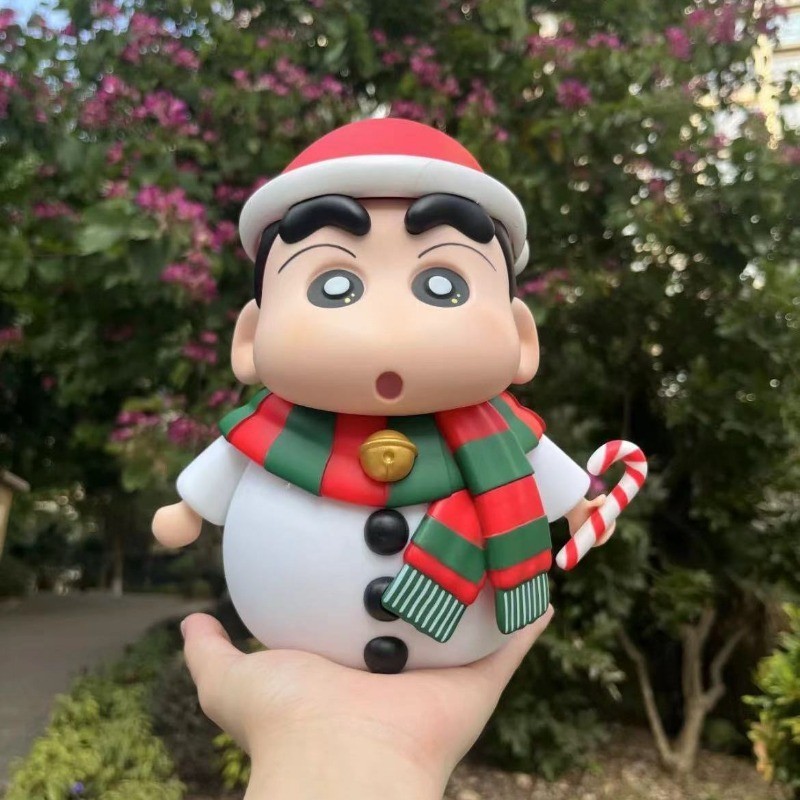 Anime Shinnosuke Nohara Nohara Himawari Action Figures Christmas Crayon ...