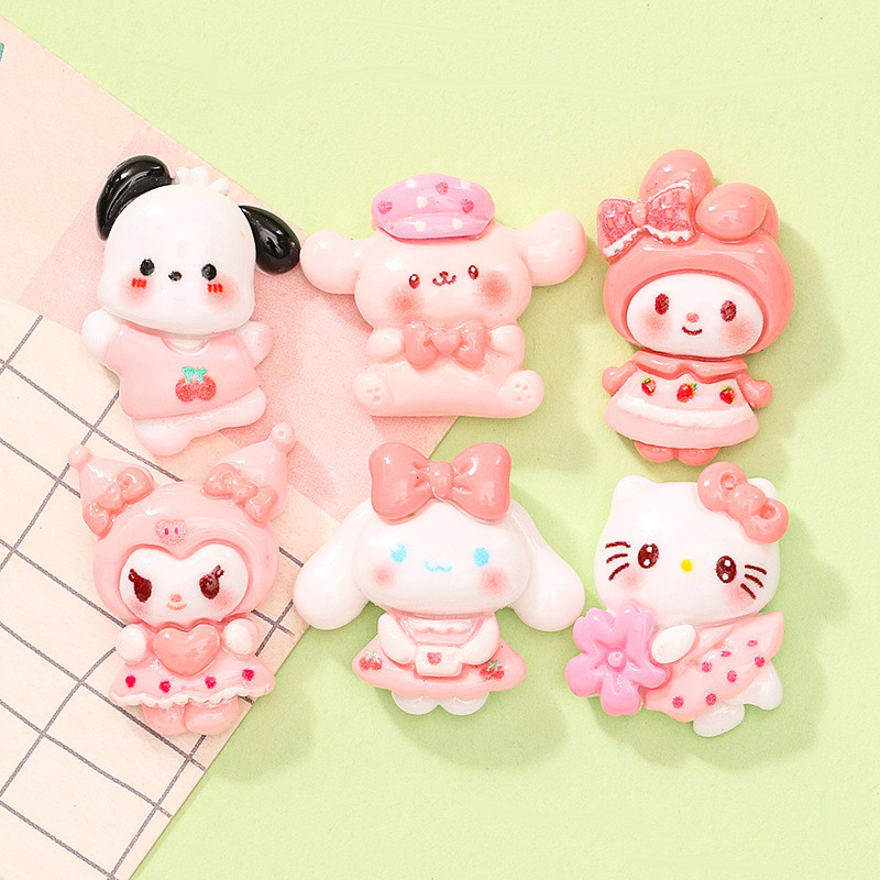 Cute Melody Jibbits Charm Pochacco Hello Kitty jibitz Cinnamoroll ...