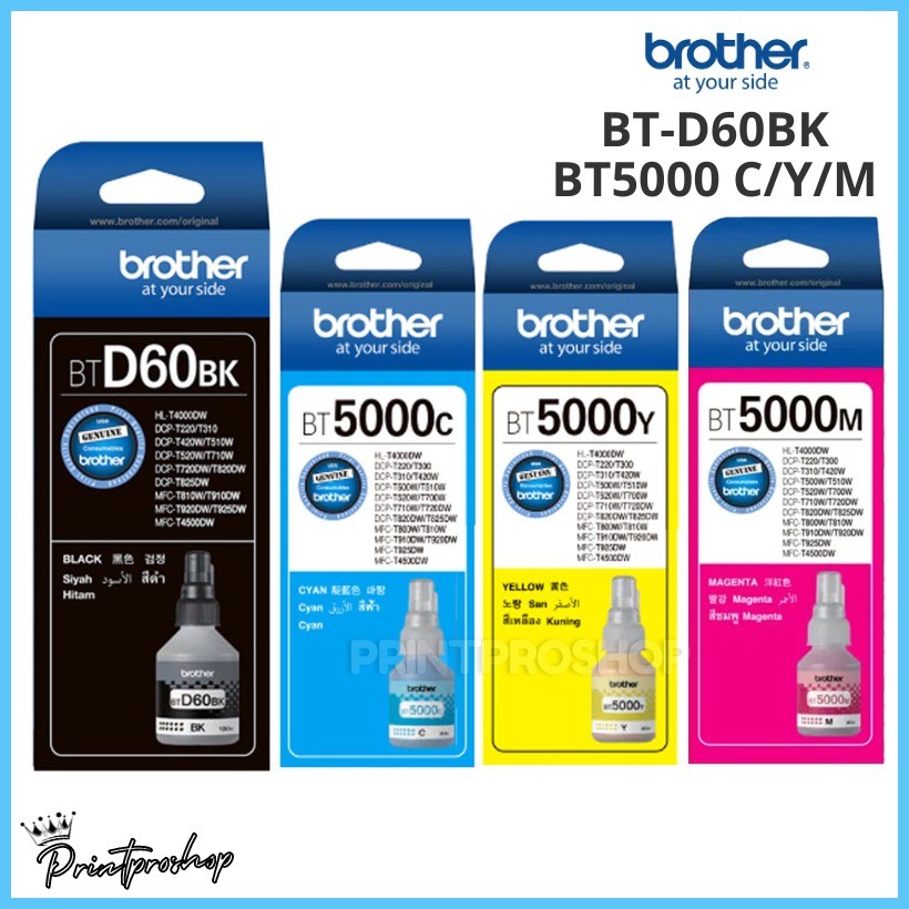 Brother Ink Bottle BTD60Bk BT5000 BT6000 DCP-T300 DCP-T310 DCP-T420W ...